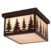 Vaxcel Yosemite Pine Tree Ceiling Light - Rustic Lighting & Fans