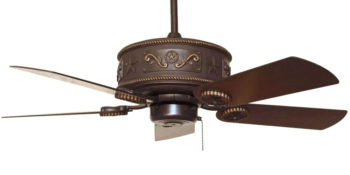 Western Star Outdoor Ceiling Fan - Rustic Lighting and Fans