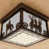 Copper Canyon CL870 Western Ceiling Light - Rustic Lighting and Fans