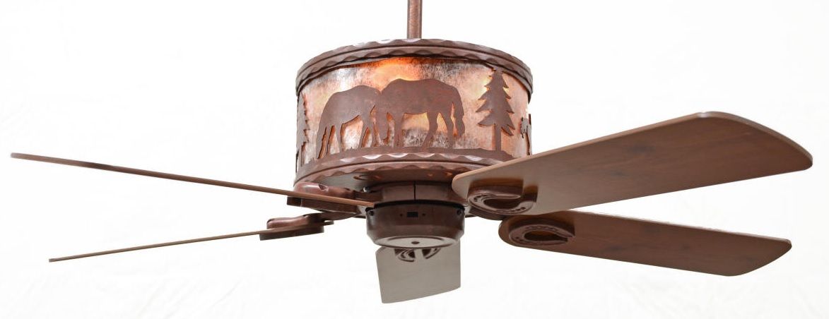 Hammered Bar (standard) Fan Model - Rustic Lighting & Fans