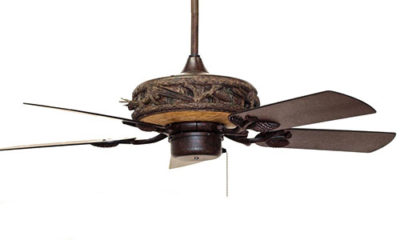 Forest Breeze Outdoor Ceiling Fan - Rustic Lighting and Fans