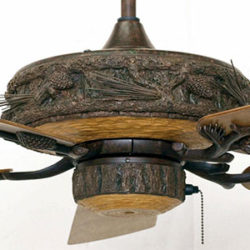 Forest Breeze Outdoor Ceiling Fan - Rustic Lighting and Fans