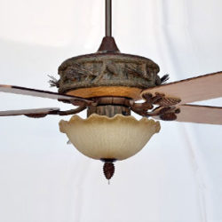 Forest Breeze Ceiling Fan - Rustic Lighting & Fans