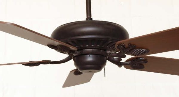 Copper Canyon Mountain View Ceiling Fan - Rustic Lighting & Fans