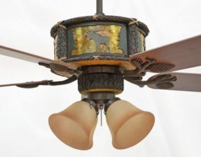 Copper Canyon Timber Creek Ceiling Fan - Rustic Lighting & Fans