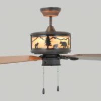 Copper Canyon Mountain View Ceiling Fan - Rustic Lighting & Fans by ...