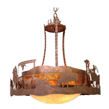 Western and Ranch Lighting - Rustic Lighting & Fans